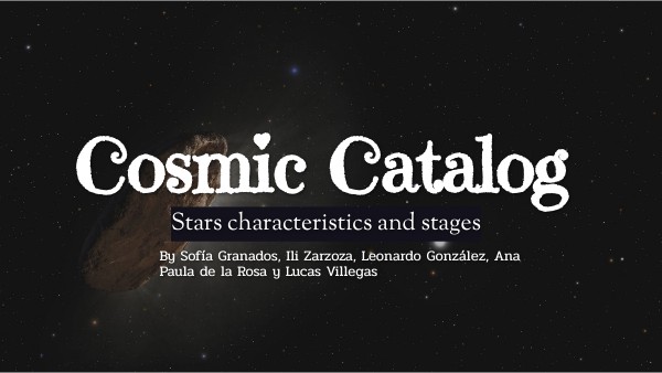 Catalog first draft | Genially