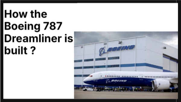 How the Boeing 787 Dreamliner is built ? | Genially