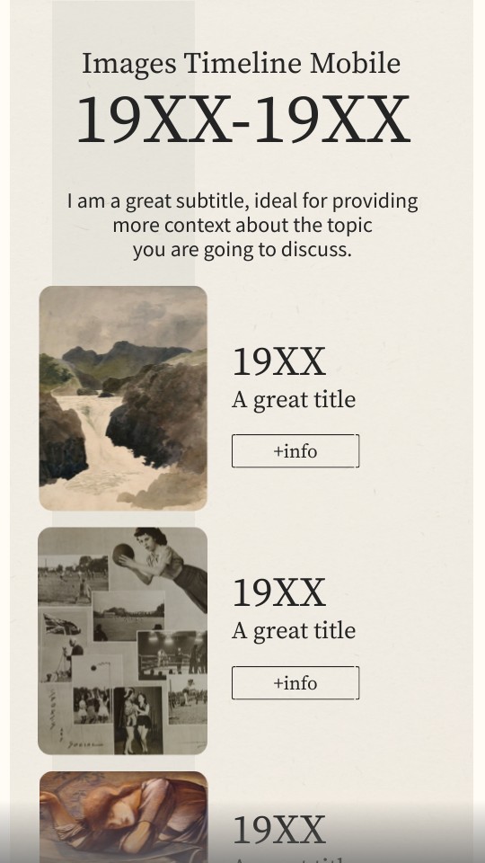 Images Timeline Mobile | Genially