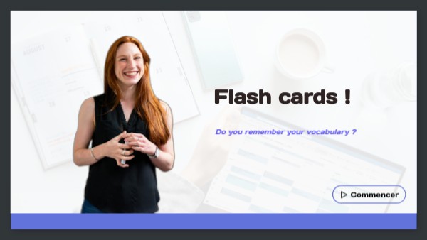 Flash cards ! N1U2L3 | Genially