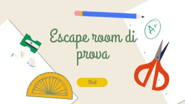 Escape room di prova | Genially