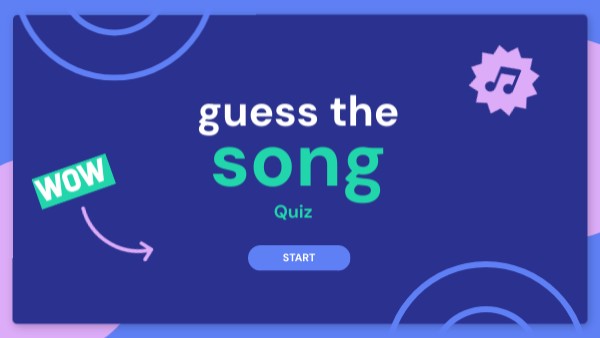 Guess the Song | Genially