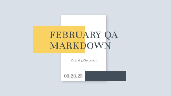 February QA - Errole | Genially