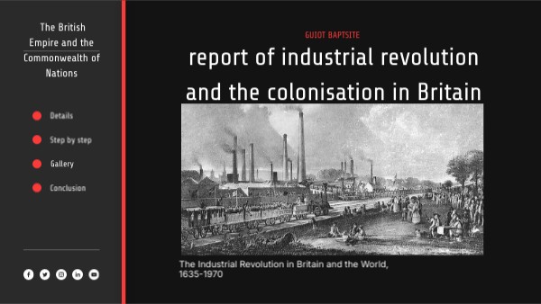 english: report on industrial revolution | Genially