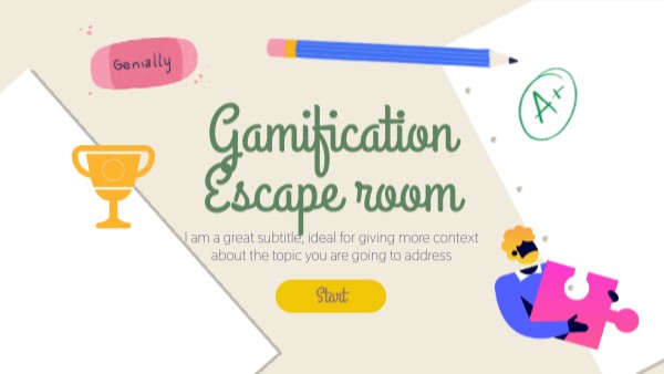 Gamification Escape room | Genially