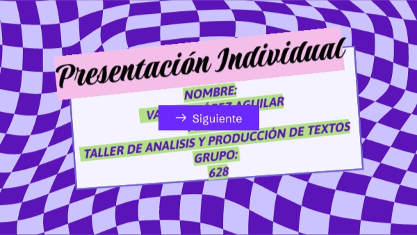 Presentación Individual | Genially