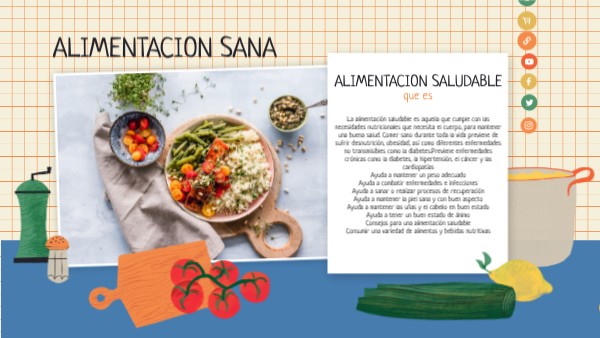 alimentacion sana | Genially