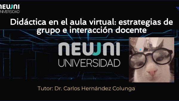 Didáctica en el aula virtual: estrategias de grupo e interacción docente | Genially