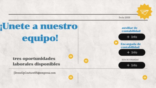 ¡Unete a nuestro equipo! | Genially