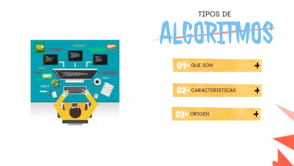 TIPOS DE ALGORITMOS | Genially