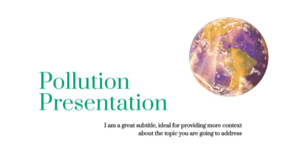 Pollution Presentation | Genially