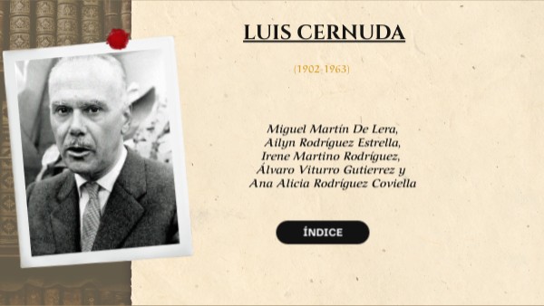 LUIS CERNUDA | Genially