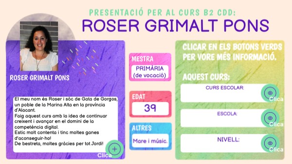 Roser Grimalt Pons B2 CDD | Genially