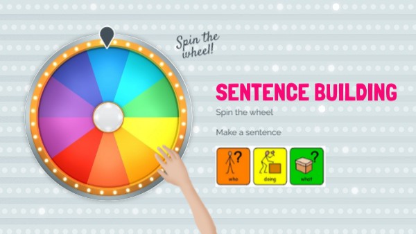 SVO colourful semantics wheel game - RAH | Genially
