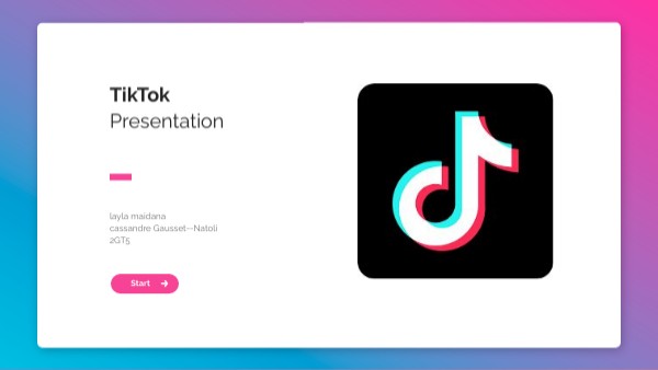 TikTok Presentation | Genially
