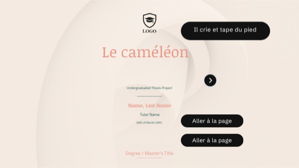 Le caméléon | Genially