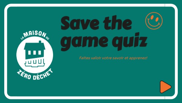 Save the game quiz | Genially