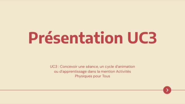 Présentation UC3 | Genially