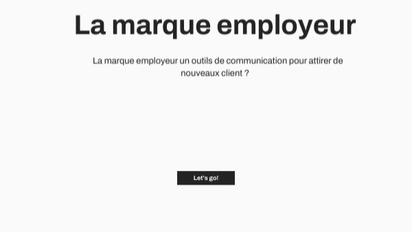 La marque employeur | Genially