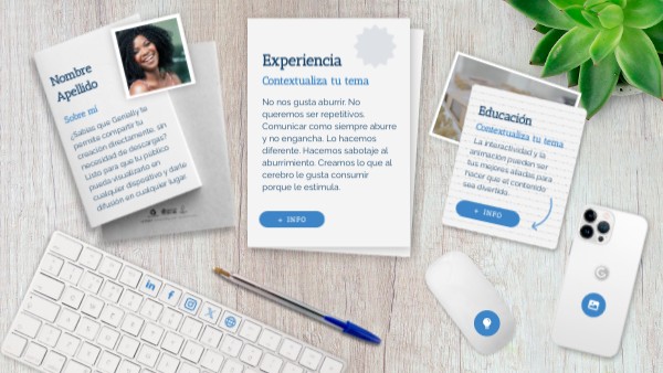 CV ESCRITORIO | Genially