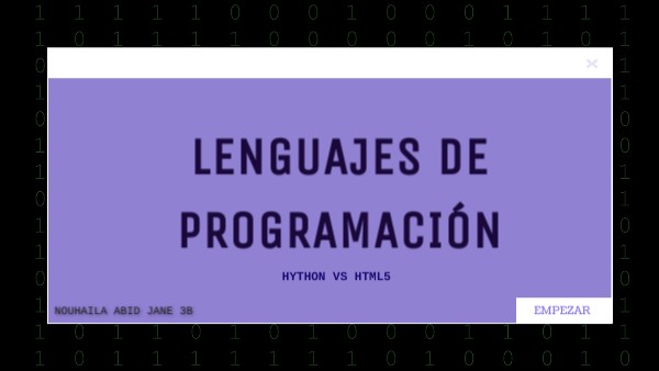 lENGUAJES DE PROGRAMACIóN | Genially