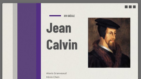 Jean Calvin | Genially