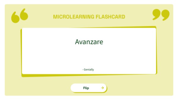 MICROLEARNING FLASHCARD | Genially
