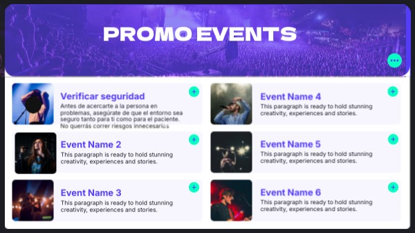 PROMO EVENTS | Genially