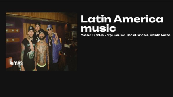Latin America music | Genially