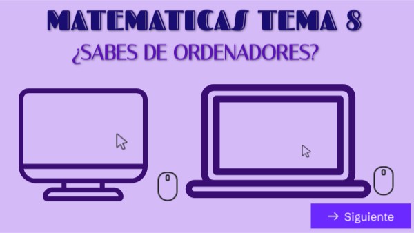 Matematicas tema 8 | Genially