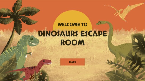 dinosaurs escape room | Genially