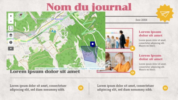 Exemple maquette Une numérique | Genially