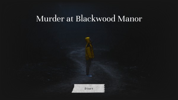 Murder at Blackwood Manor | Genially
