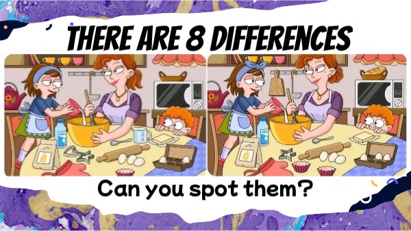 Find the 8 differences | Genially