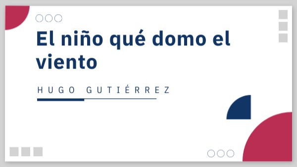 El niño qué domo el viento | Genially