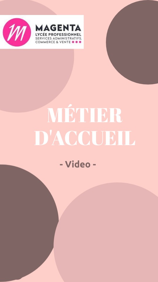 Métier D'Accueil | Genially
