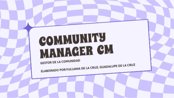 community manager cm | Genially