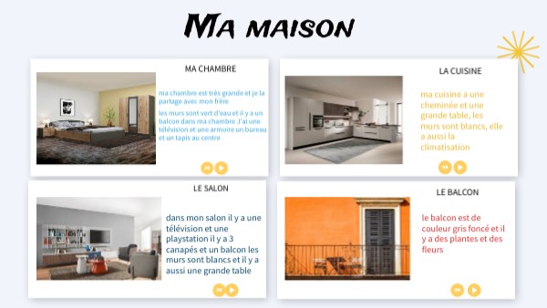 Ma maison | Genially