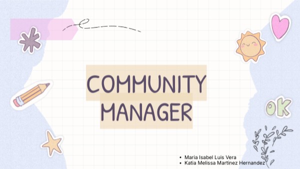 community manager | Genially