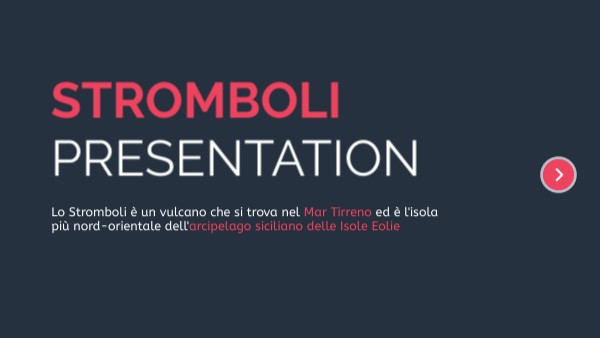 Stromboli PRESENTATION | Genially