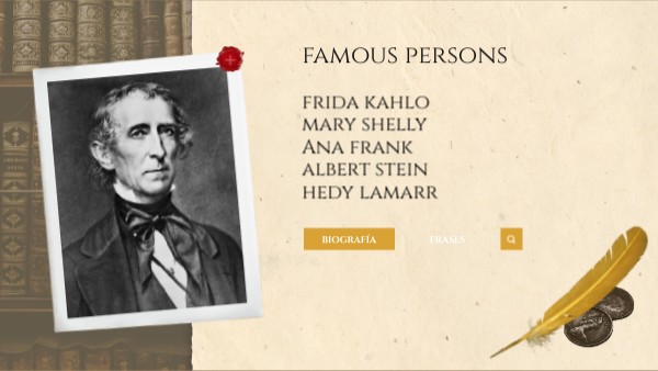 famous persons | Genially