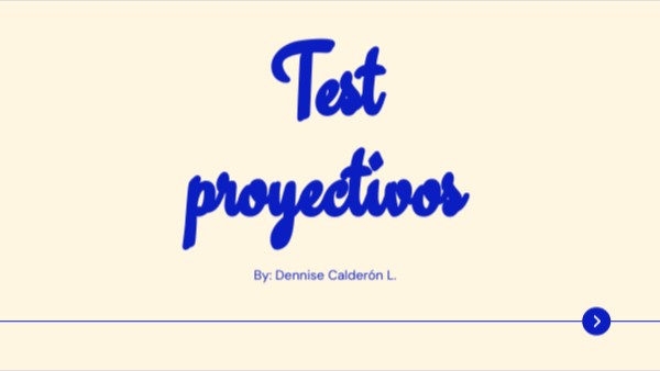 Test proyectivos | Genially