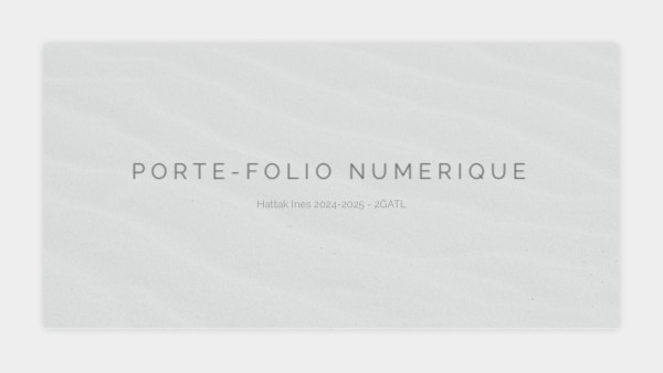 PORTE-FOLIO NUMERIQUE | Genially