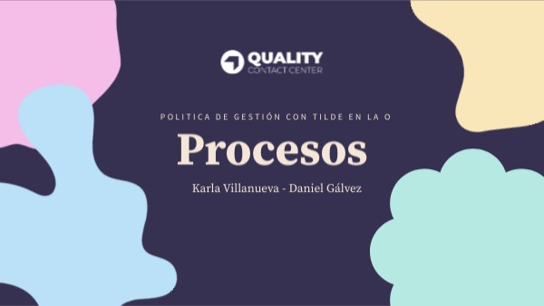 Procesos | Genially