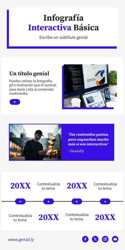 Infografía Interactiva Básica | Genially