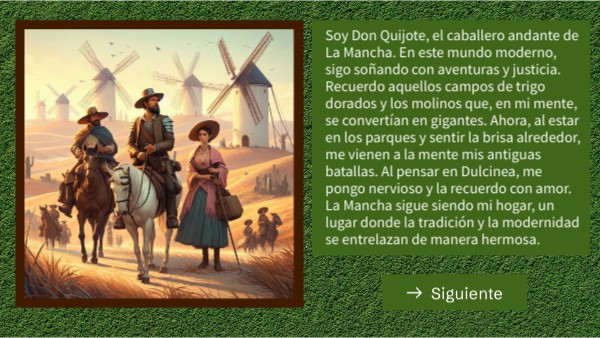 Presentacion Interactiva de Don Quijote | Genially