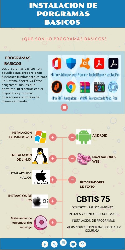 instalacion de Porgramas basicos | Genially