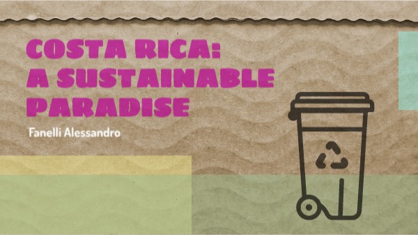 Costa rica: a sustainable paradise | Genially