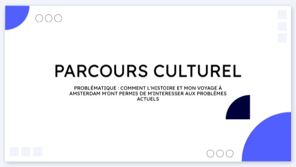Parcours culturel | Genially