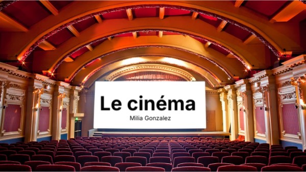Le cinéma | Genially
